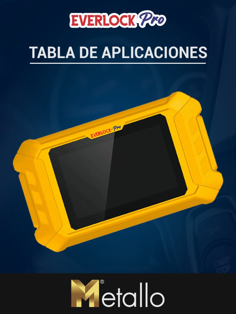 Aplicaciones del Programador Everlock Pro | PDF | Vehículos de lujo | Motores generales