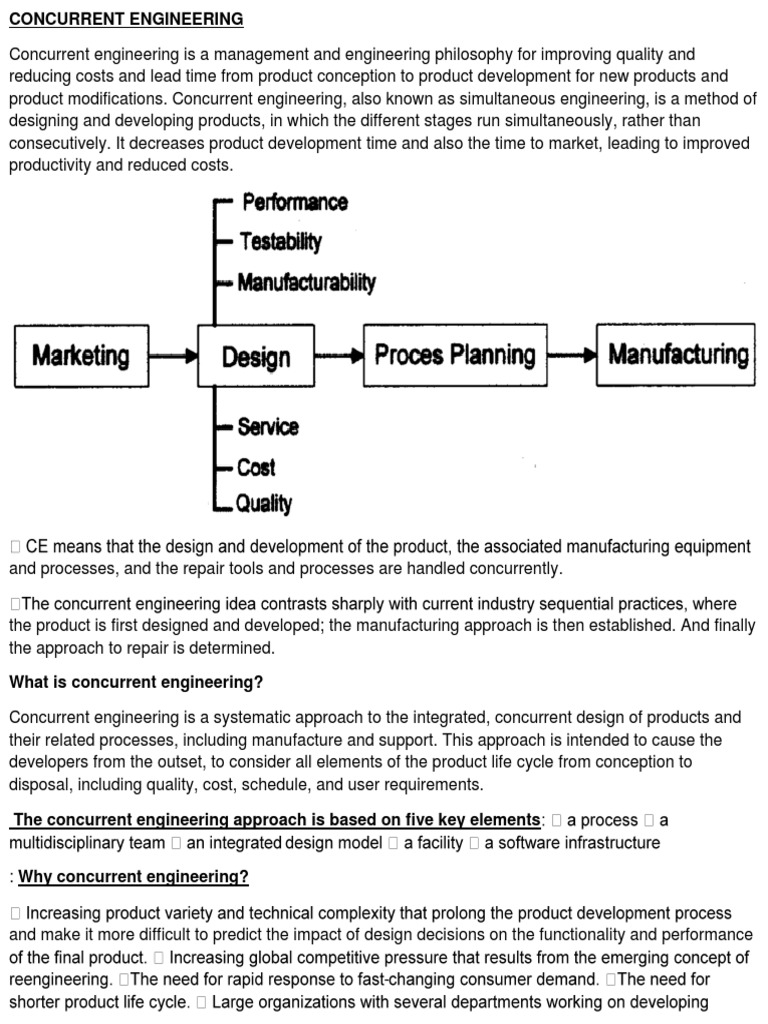 Concurrent Engineering | PDF | Engineering | Product Lifecycle