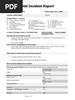 Sample Format of Explosive-Related Incident Report | PDF | Bomb | Crime ...