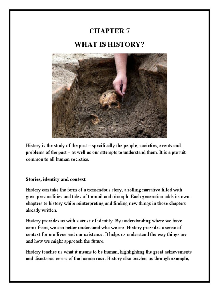 Chapter 7 History | PDF | Dialectic | Identity (Social Science)