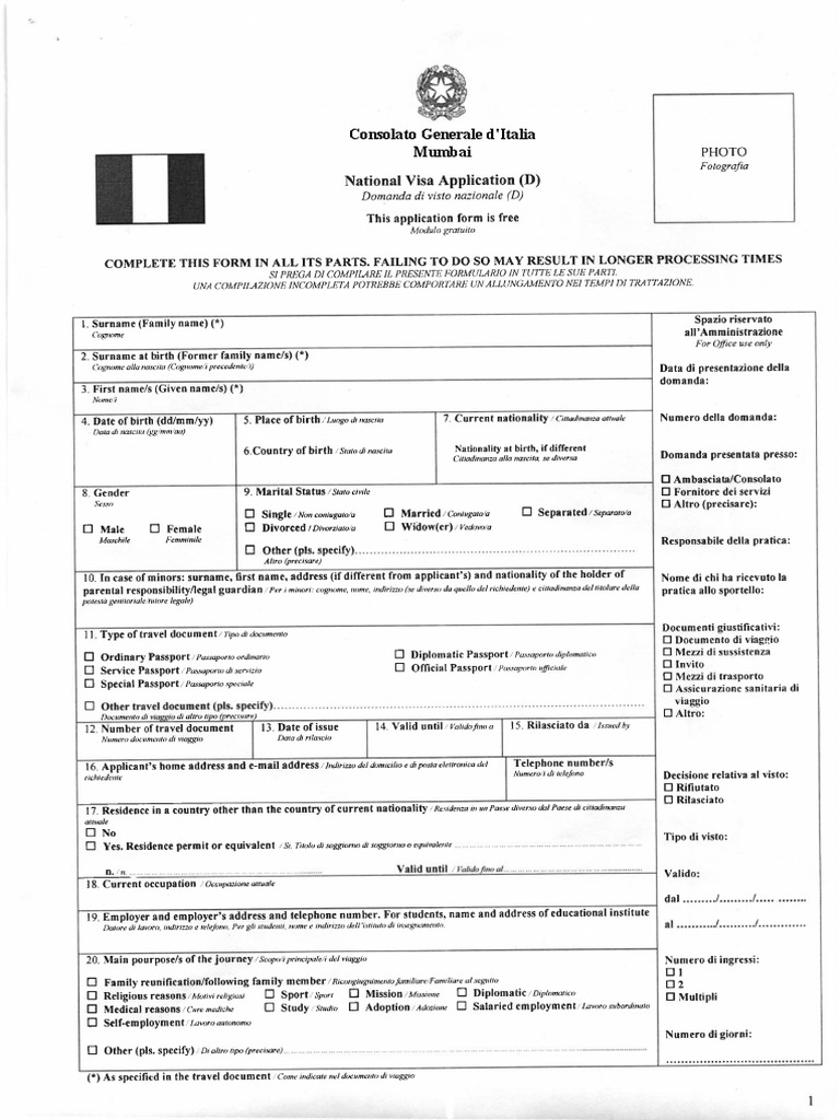 Italy Student Visa Application Guide | PDF | Authentication | Document
