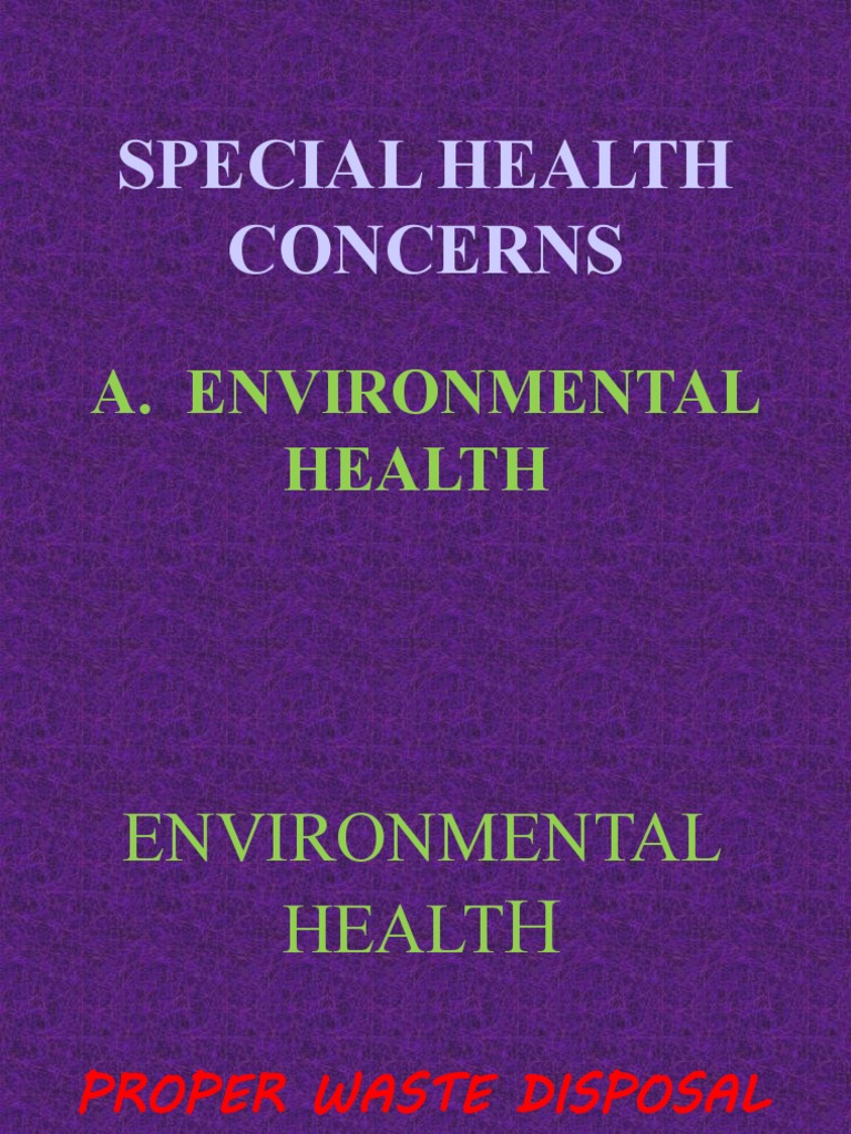 Environmental Health and Sanitation Guide | PDF | Drinking Water ...