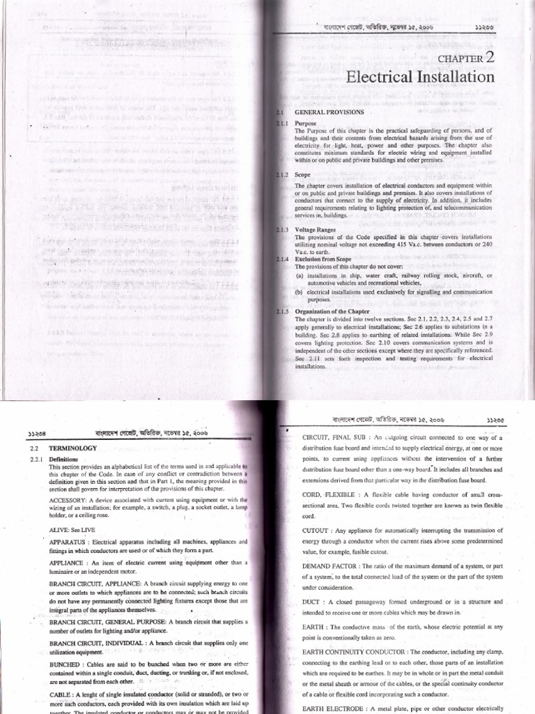 BNBC 2006 Code Part-1&2 | PDF