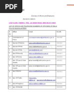 Delhi Police Stations Directory by District | PDF | Delhi