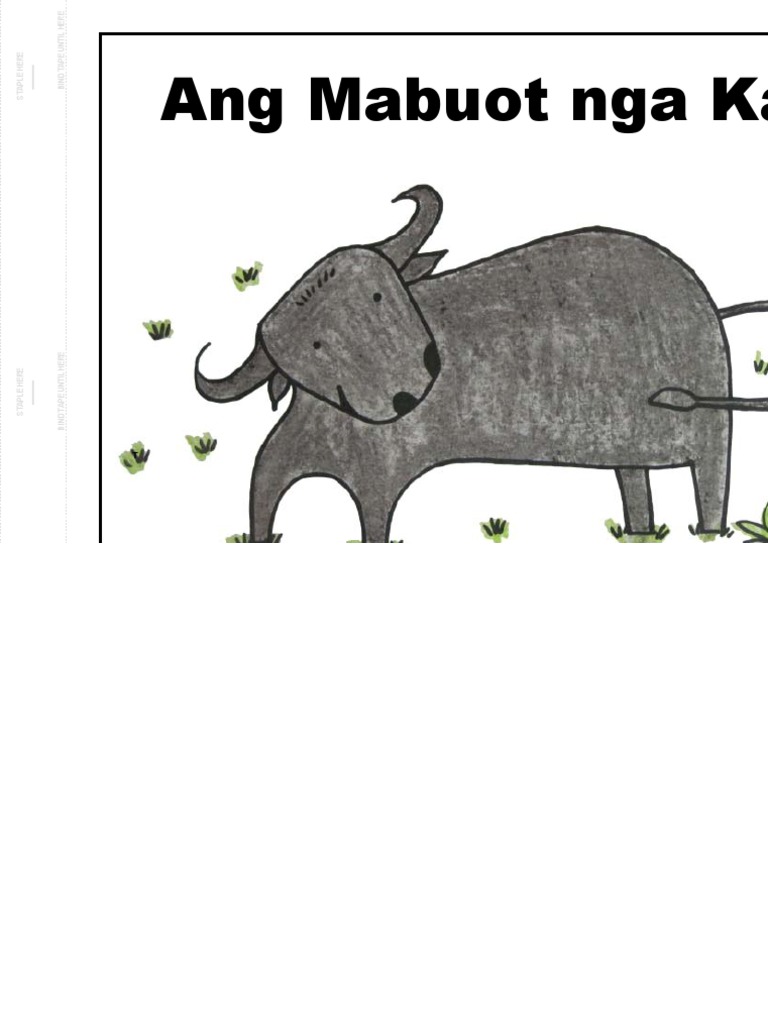 Ang Mabuot Nga Karabaw - Colored | PDF