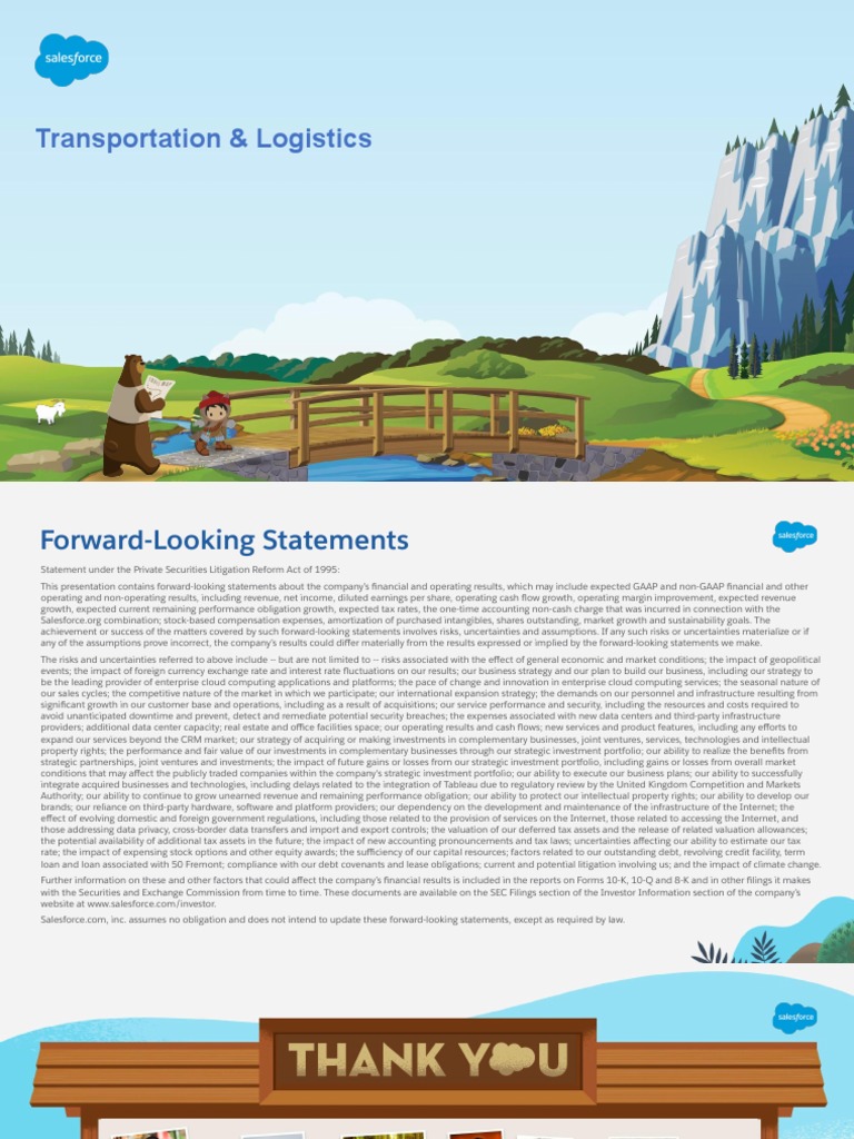 Salesforce - Transportation and Logistics | PDF | Investing | Cargo