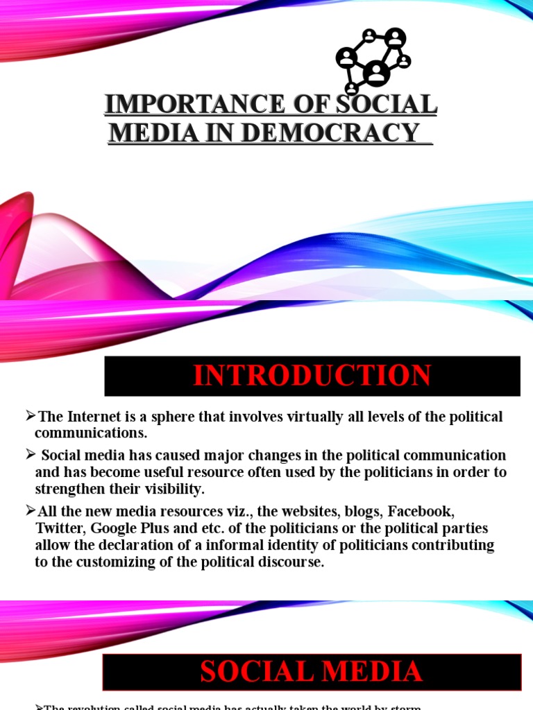 Social Media's Role in Modern Democracy | PDF | Popular Culture & Media ...