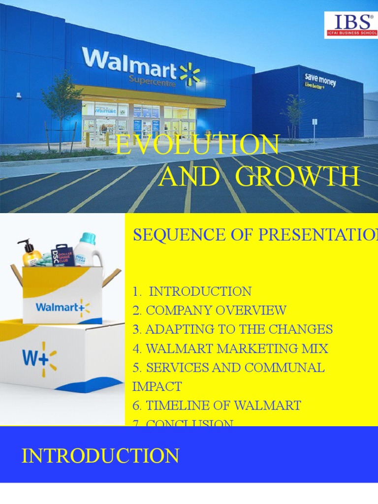 Evolution and Growth of Walmart | PDF | Walmart | Retail