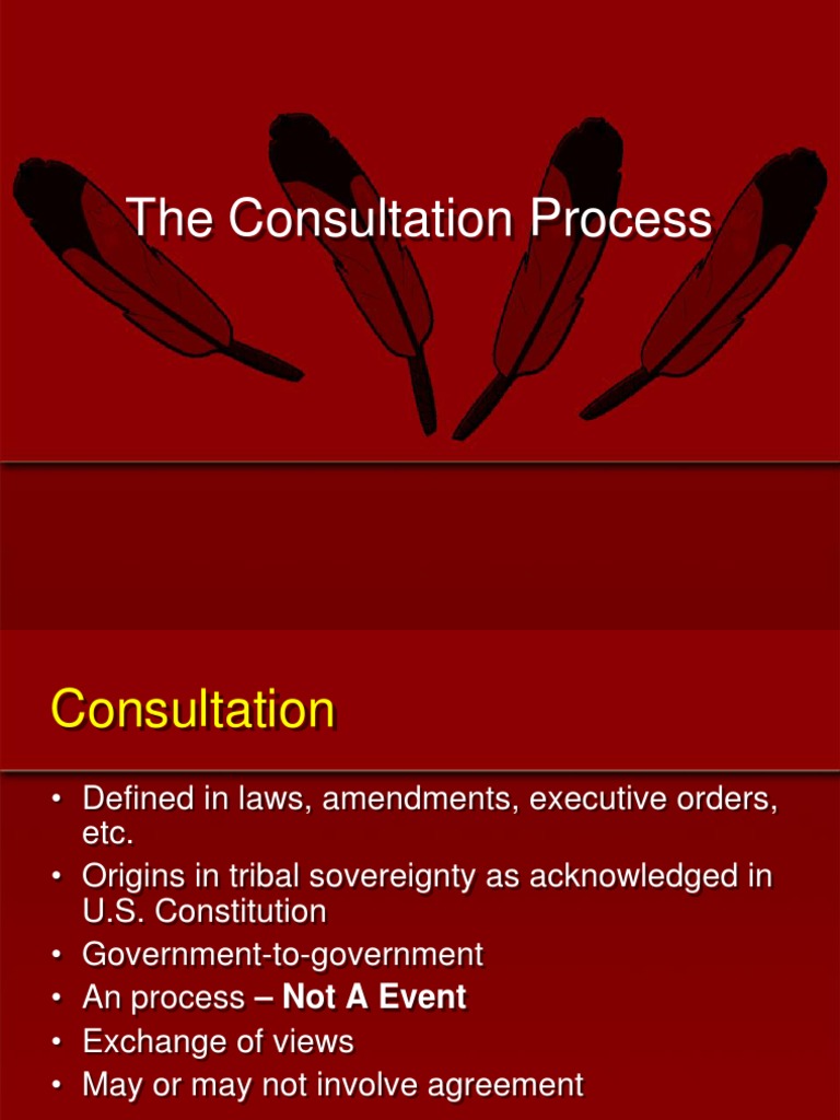 DoD Tribal Consultation Process Guide | PDF | Information | United ...