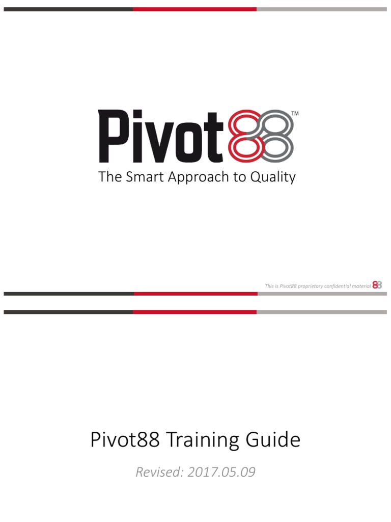 3-En. Pivot88 Step-By-Step Training Guide | PDF | World Wide Web ...