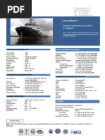 Asl Offshore 1: Accommodation Work Barge | PDF | Tonnage | Shipping