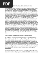 1 Comprehensive Case Digest (People v. Tulagan) | PDF | Rape | Burden ...