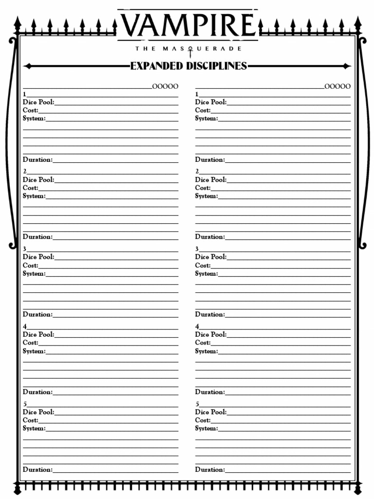 V5 Expanded - Discipline - Sheet | PDF | Technology & Engineering