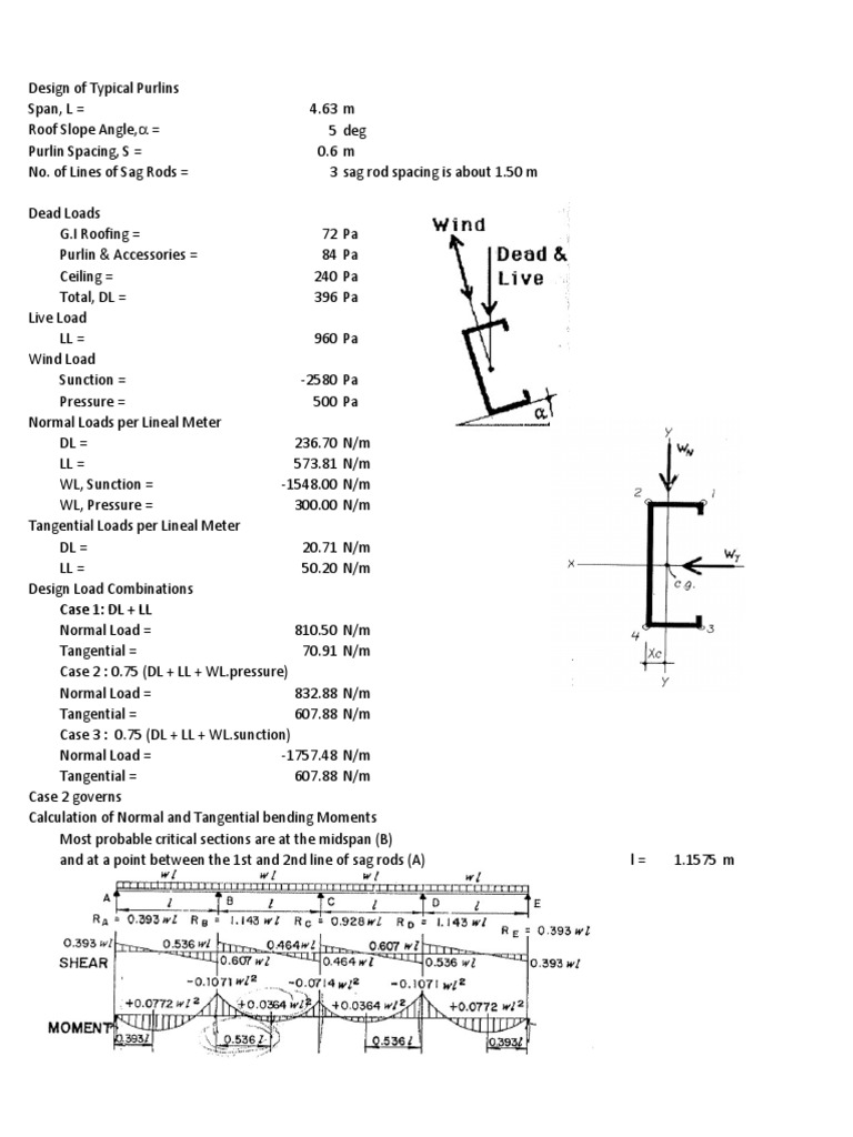Purlins | PDF | Building Engineering | Classical Mechanics