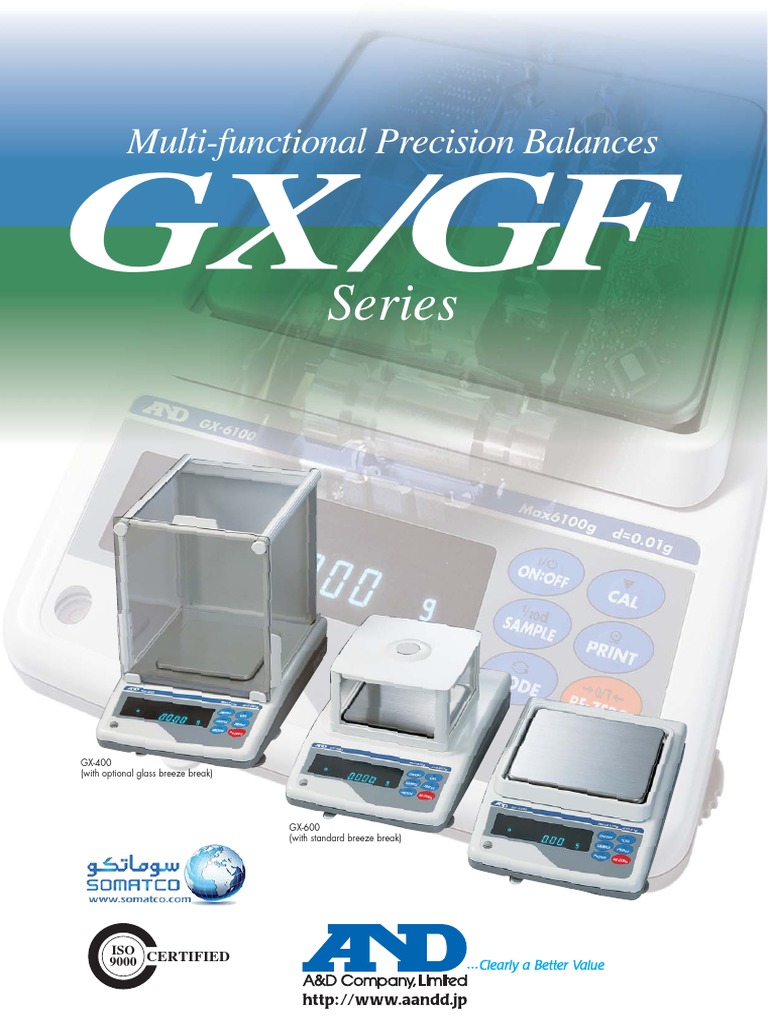 Balance GF | PDF | Calibration | Weight