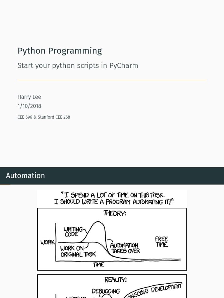 Python Programming: Start Your Python Scripts in Pycharm | PDF | Command Line Interface ...
