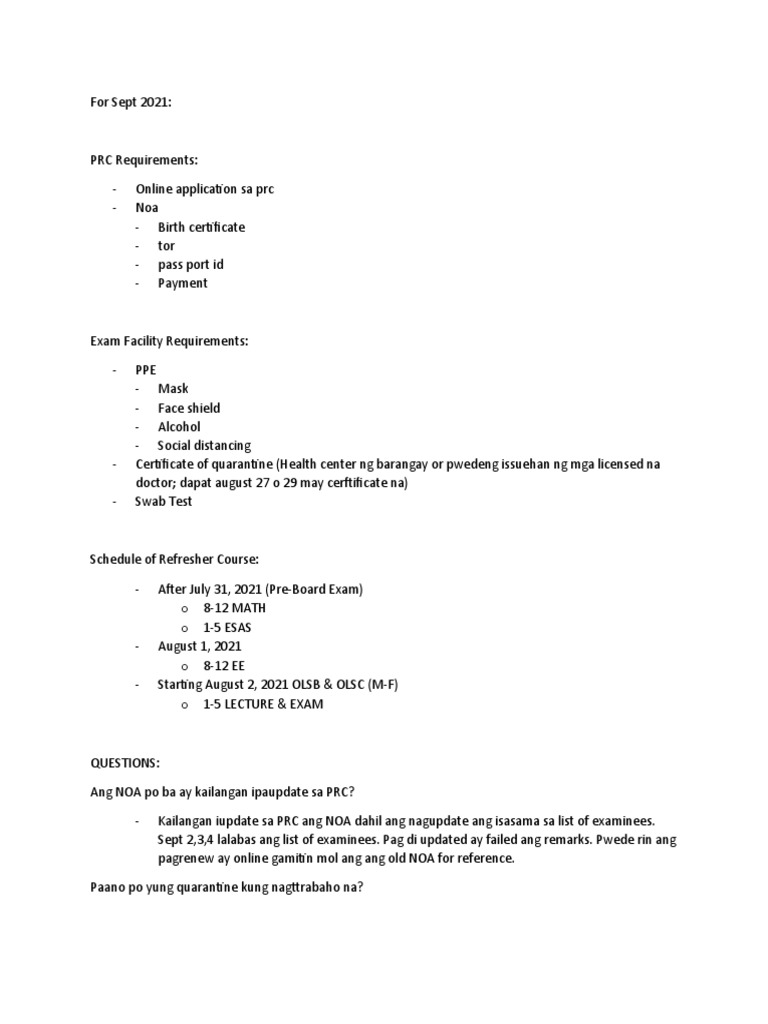 Refresher Course Orientation | PDF