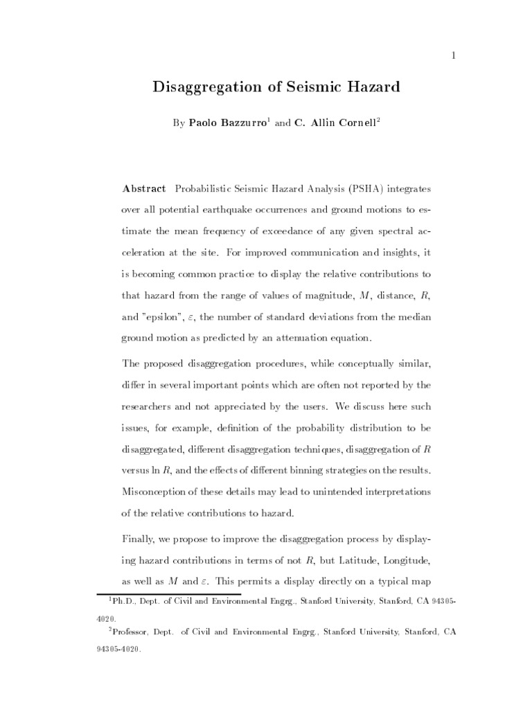 Bssa Paper | PDF | Moment Magnitude Scale | Earthquakes