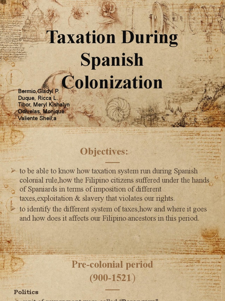 Taxation During Spanish Colonization | PDF | Taxes | Spanish Empire