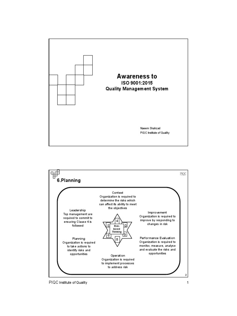 MS QMSS Lec.04@ (NS 06.12.20) | PDF | Risk | Quality Management