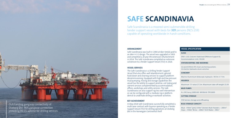 Spec Sheet Safe Scandinavia | PDF | Oil Well