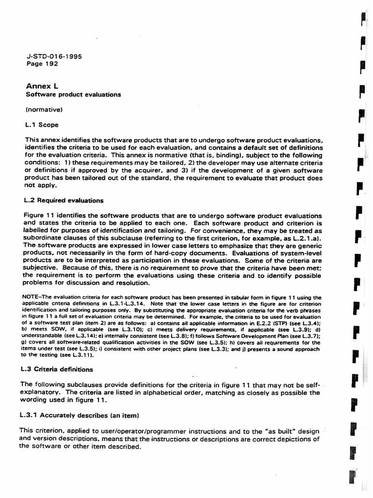 Annex L Explanations | PDF | Software | Computer Programming