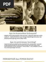 Laporan Rapat Dan Risalah Rapat | PDF