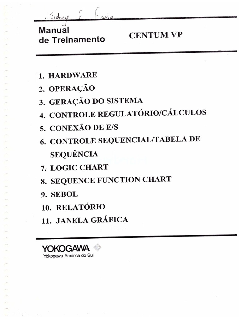 Manual Centum VP | PDF