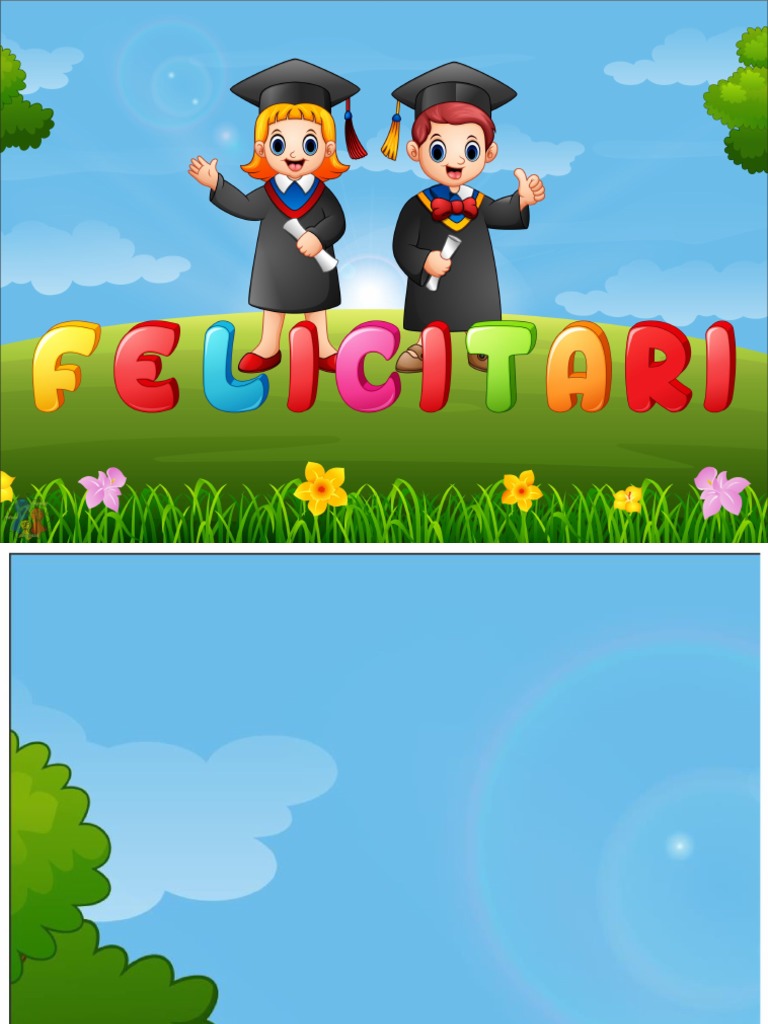 Poster Felicitari Absolvire 4X4 A4 | PDF