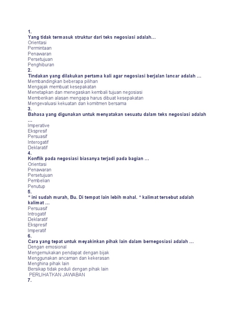 Soal Uas 2020 X | PDF