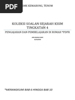 Sej KSSM T4 Latihan Bab 6 | PDF