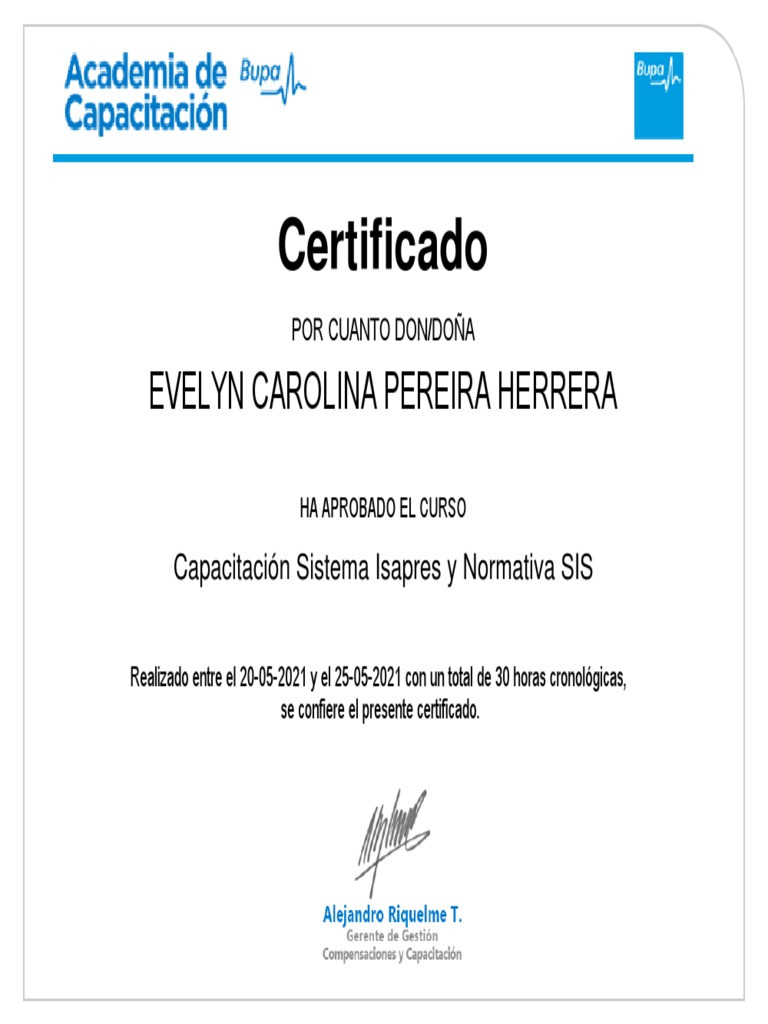 Diploma Curso Persona | PDF