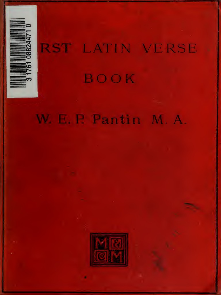 Pantin Latin Verse | PDF | Phonetics | Poetics