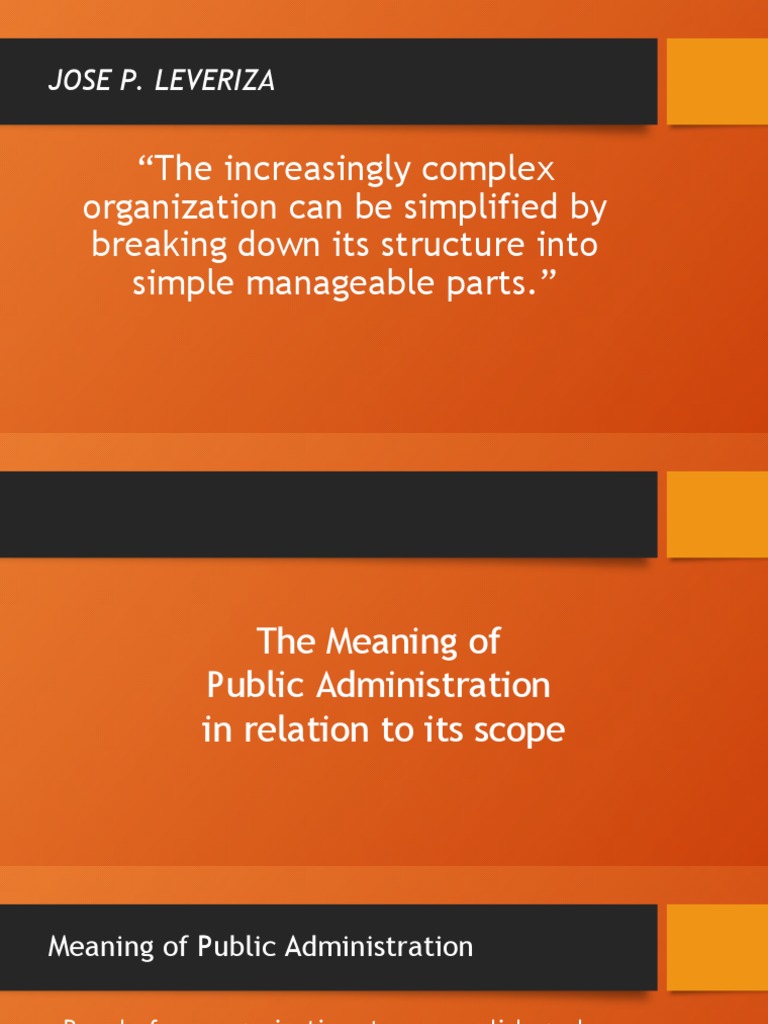 Scope of Public Administration Explained | PDF | Scope (Computer Science)