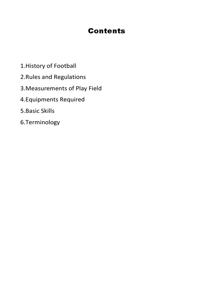 Project On Football | PDF | Association Football | Football Codes