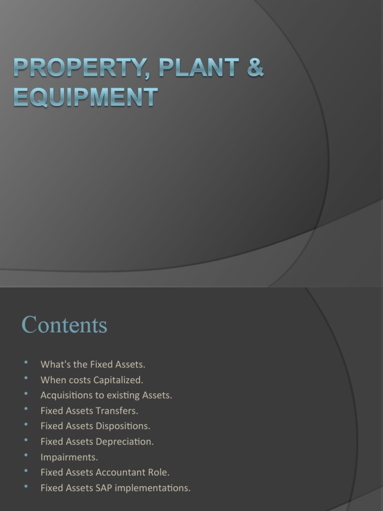Understanding Fixed Assets Management | PDF | Depreciation | Book Value
