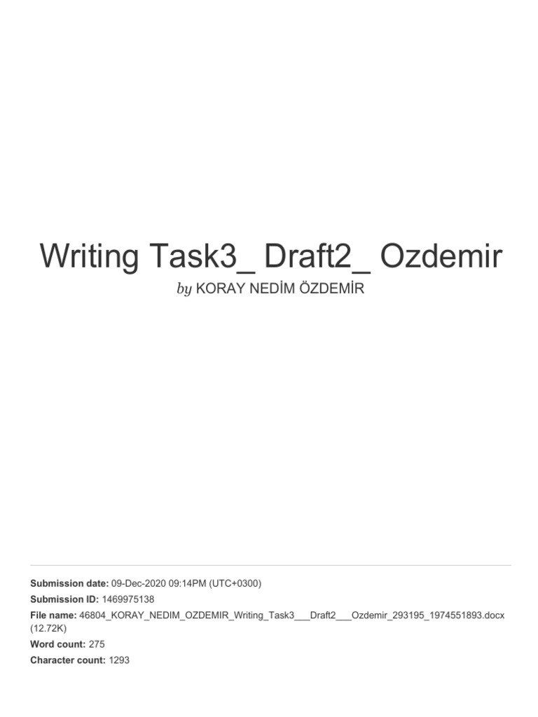 Writing Task3 - Draft2 - Ozdemir | PDF