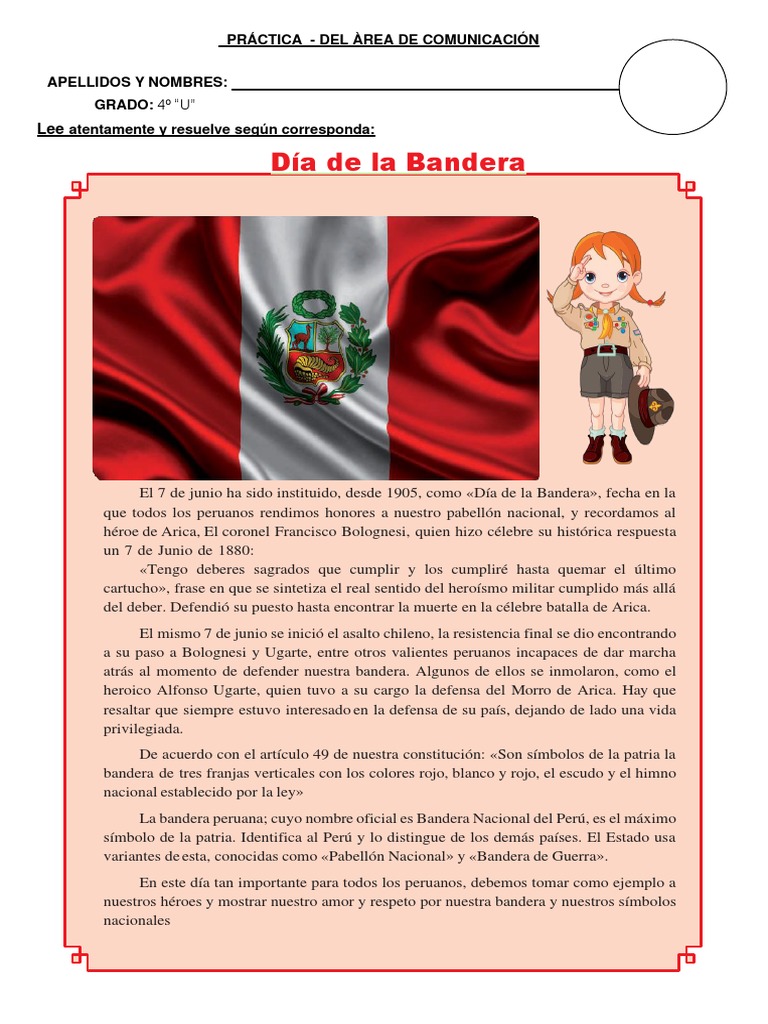 Practica Dia de La Bandera | PDF