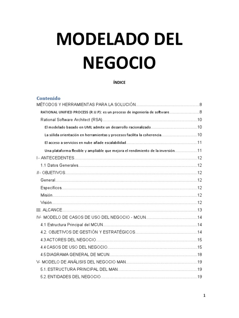 Caso Modelado Del Negocio Hotel Pullman | PDF | Software | Lenguaje de modelado unificado
