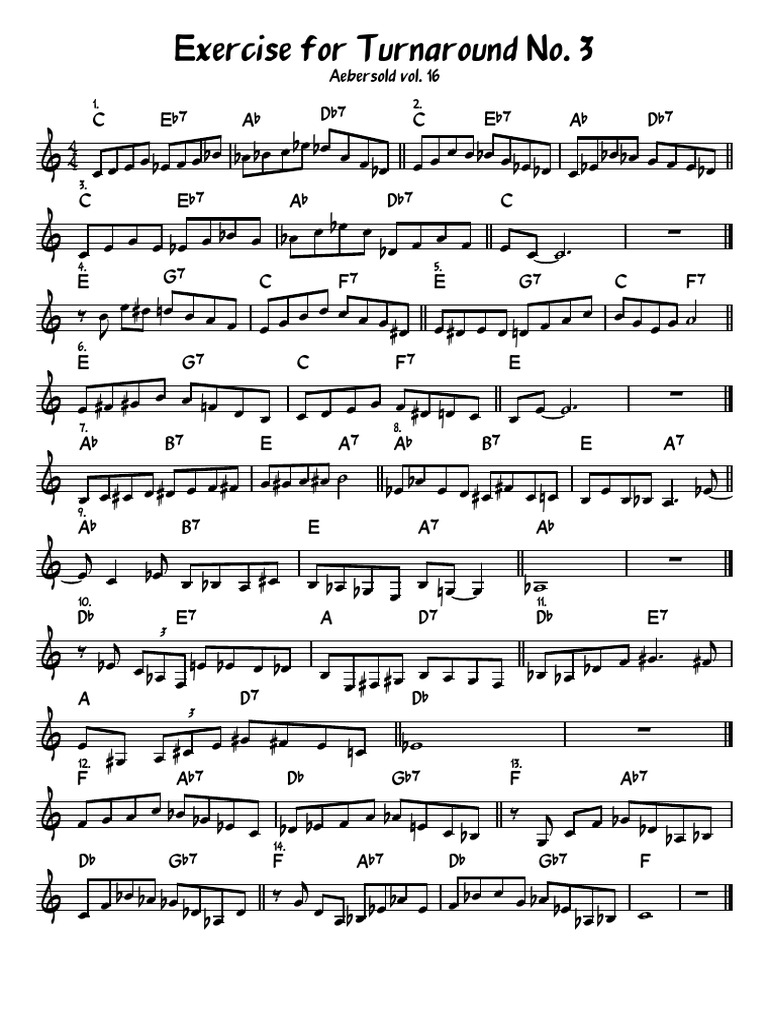 Exercise For Turnaround No. 3 | PDF