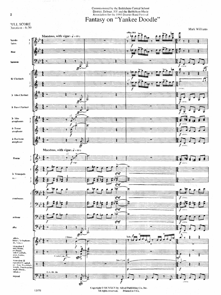 Yankee Doodle - Mark Williams | PDF