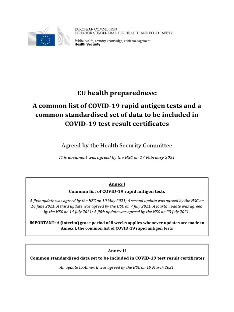 HSC Common-RAT-list 5th-Update AGREED 230721 | PDF | Sensitivity And ...