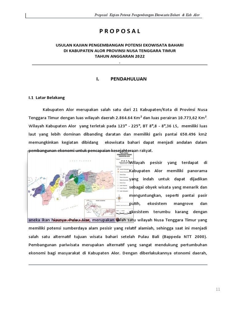 Proposal Pengembangan Pariwisata | PDF