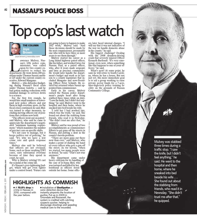 Mulvey 1 | PDF | Law Enforcement | Crime & Violence