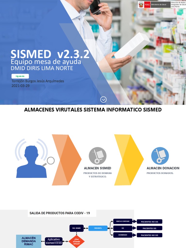 Consideracion Generales SISMED V2.3.2 | PDF | Servidor (Computación ...