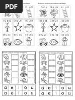 Actividades para trabajar la letra e | PDF | Idiomas | Poesía