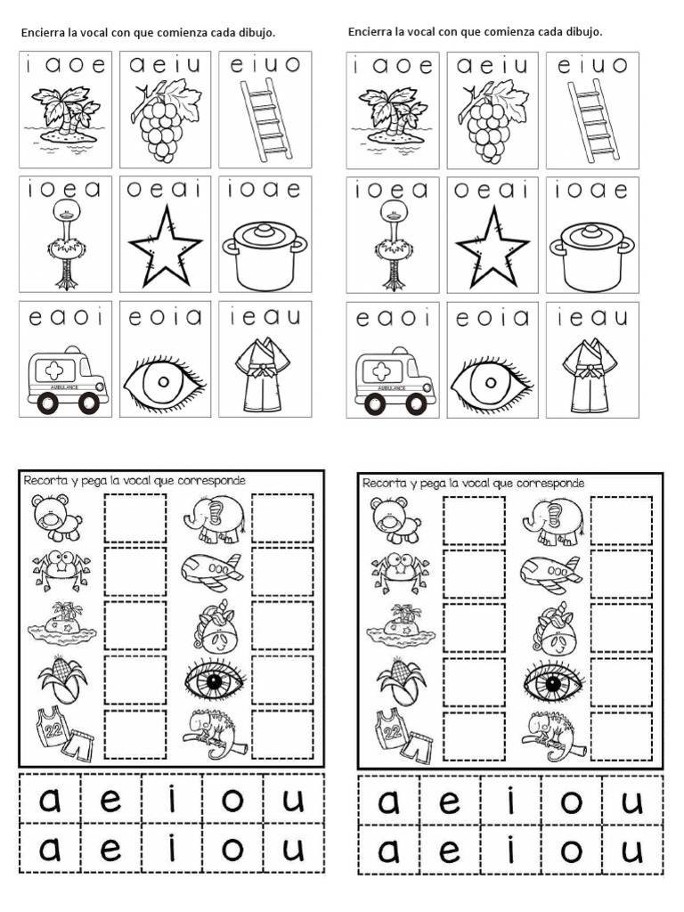 Repaso Vocales Pdf