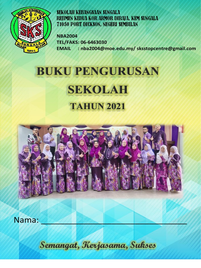 KULIT BUKU PENGURUSAN 2021 B | PDF