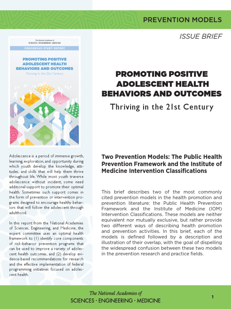 Prevention Models - FINAL | PDF | Preventive Healthcare | Public Health