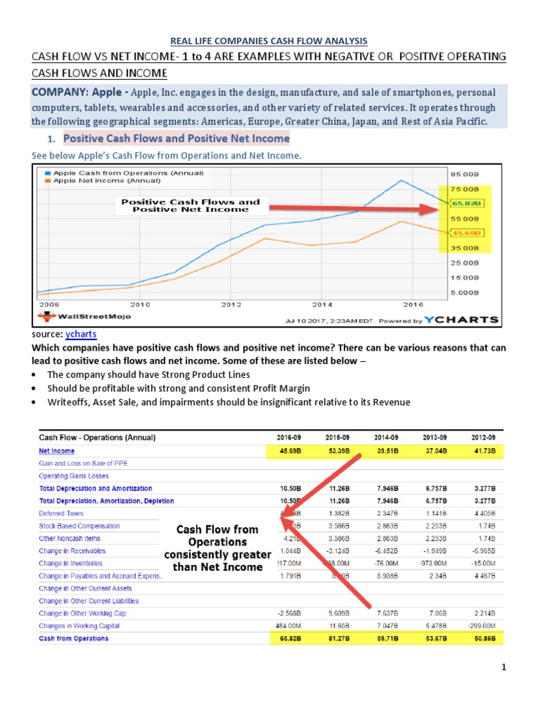 Cash Flow Real Life Company Analysis | PDF | Investing | Securities ...
